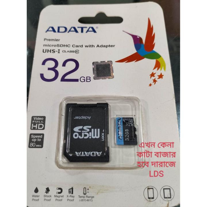 Memory Card ADATA 32GB Class 10 microSD | Daraz.com.bd