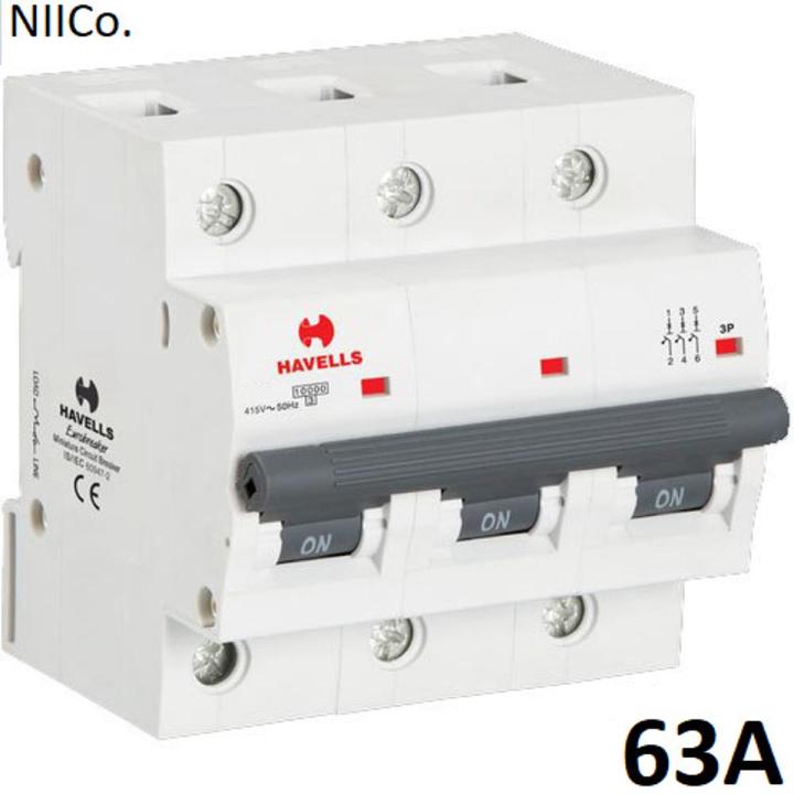 Circuit Breaker Havells MCB-Triple Pole 63A 10KA | Daraz.com.bd