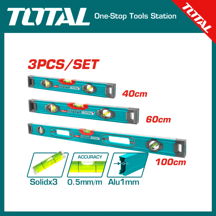 TOTAL THT10203 Spirit level set | Daraz.com.bd