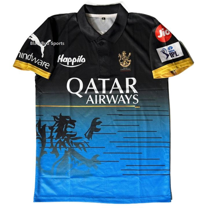 IPL Royal Challenger Bangalore Jersey 2023 Short Sleeve Premium Design ...