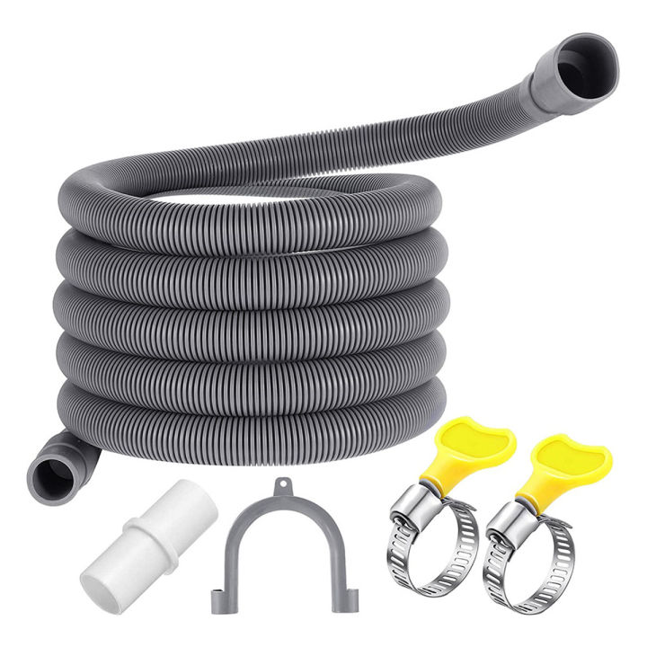 Corrugated Washer Discharge, Dishwasher, Washing Machine Drain Hose 10 ...
