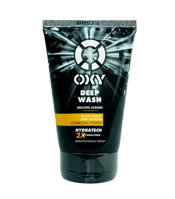 OXY Deep Wash Scrub Cleanser with Charcoal Power for Men | Daraz.com.bd