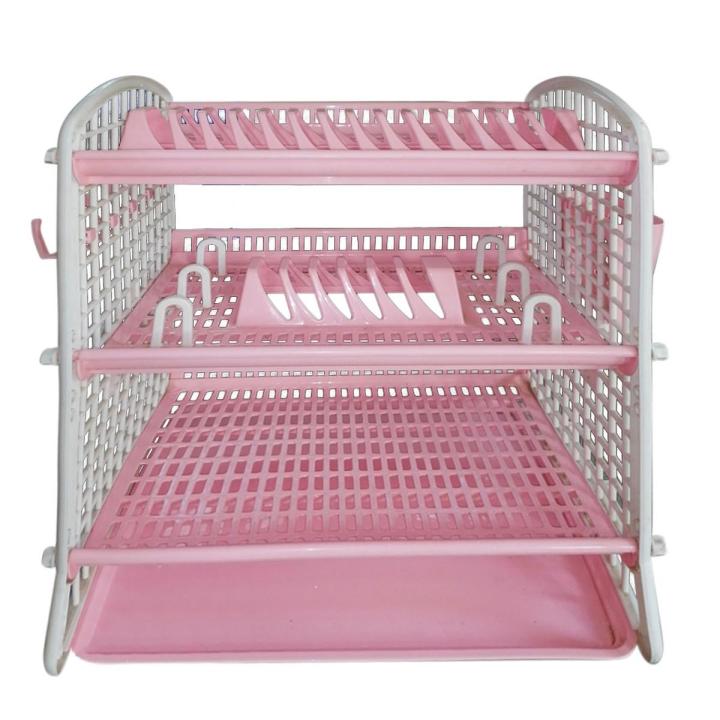 Smart 3-Step Plastic Kitchen Rack - Space-Saving Organizer | Daraz.com.bd
