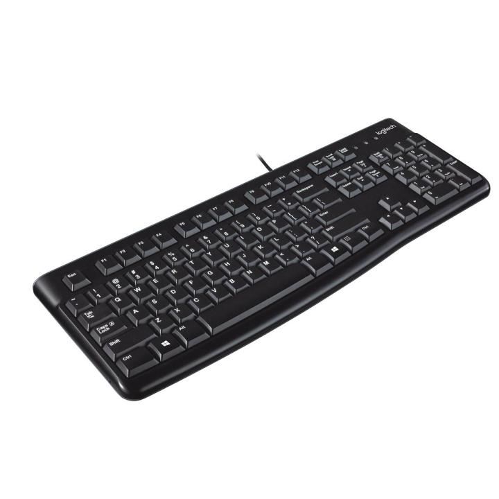Logitech K120 Wired Keyboard for Windows, USB Plug-and-Play, Full-Size ...