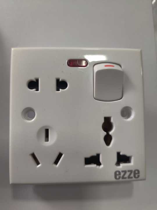 6 PIN Multi Power Socket Point | Daraz.com.bd