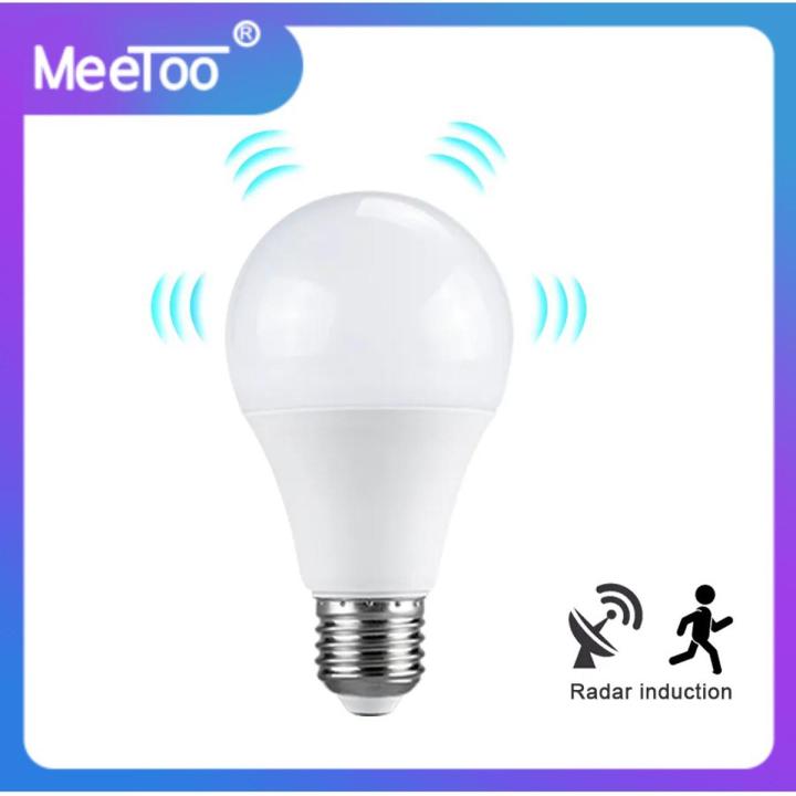 15W/20W/25W E27 Radar Motion Sensor Light Bulb 85-265V Infrared ...