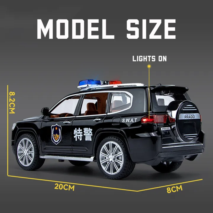 1:24 Simulation Car Security Toy Car Alloy Car Model Sound And Light ...