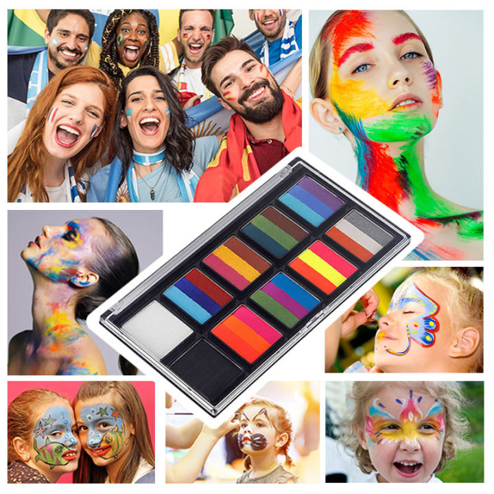 26color Water-soluble Body Paint Pigment Halloween Face Paint Christmas ...