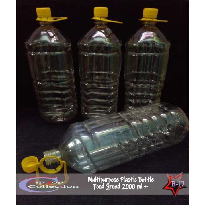 2000 ML (Teer) Empty OIL Bottle Storage Jar 12 Piece OIL Packing ...