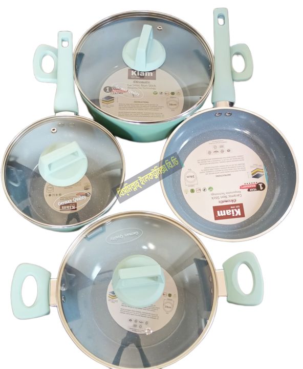Kiam Chromatic induction burner 7 Pcs Cookware set | Daraz.com.bd