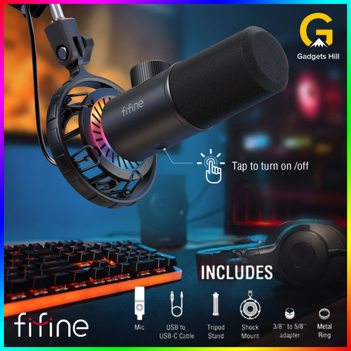 Experience Crystal Clear Audio with FIFINE K658 USB Microphone ...