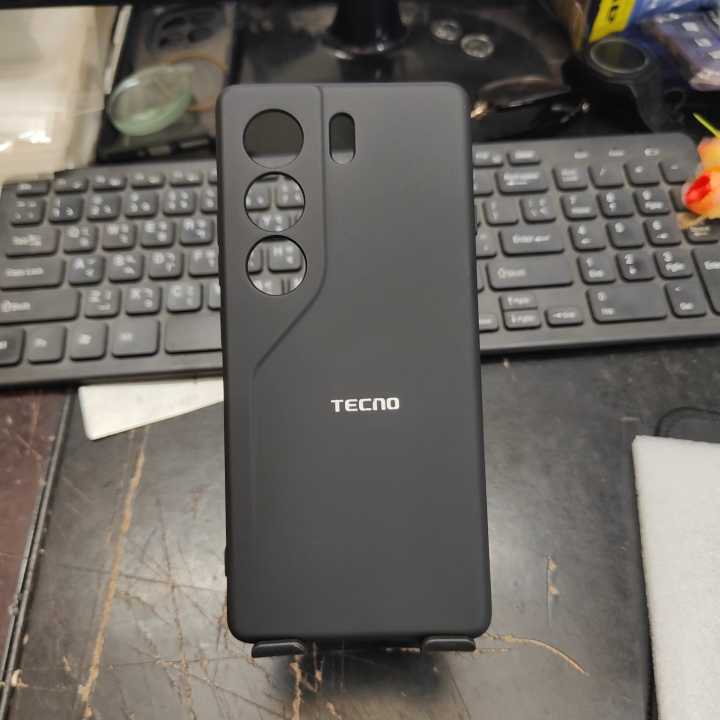 Tecno Camon 40 Pro 4G Liquid Silicone Back Cover – Skin-Friendly Soft ...