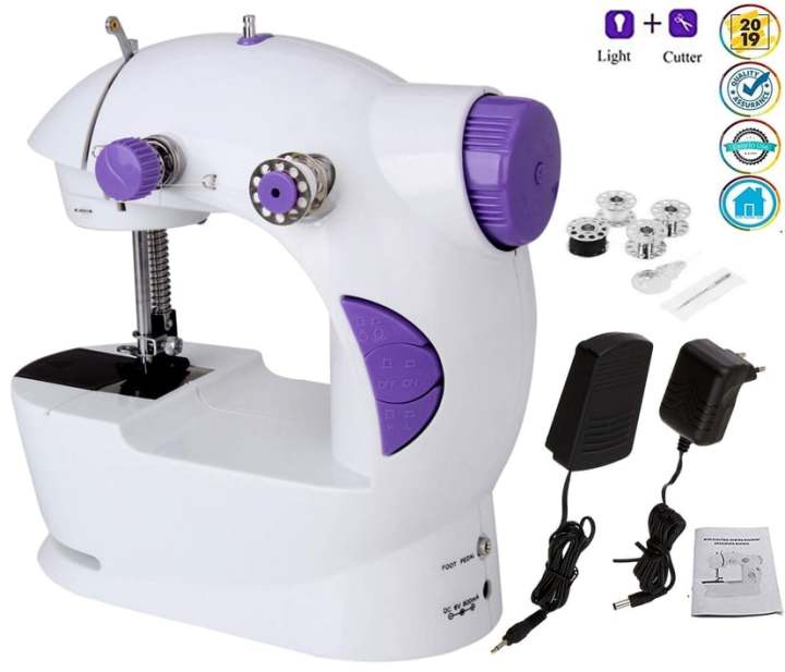Electric Mini 4 in 1 Desktop Functional Household Sewing Machine ...