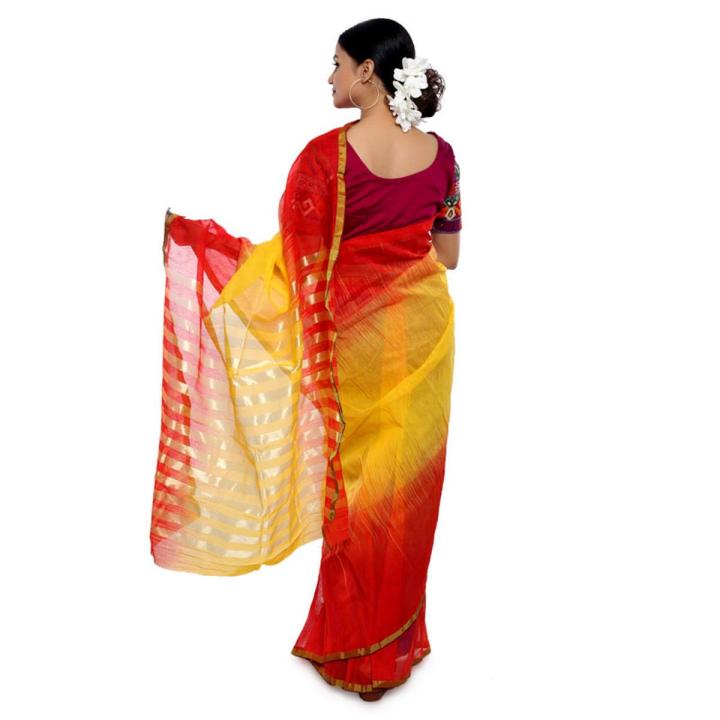 Superlative Indispensable -Quality And Durablity -Half Silk Sharee ...