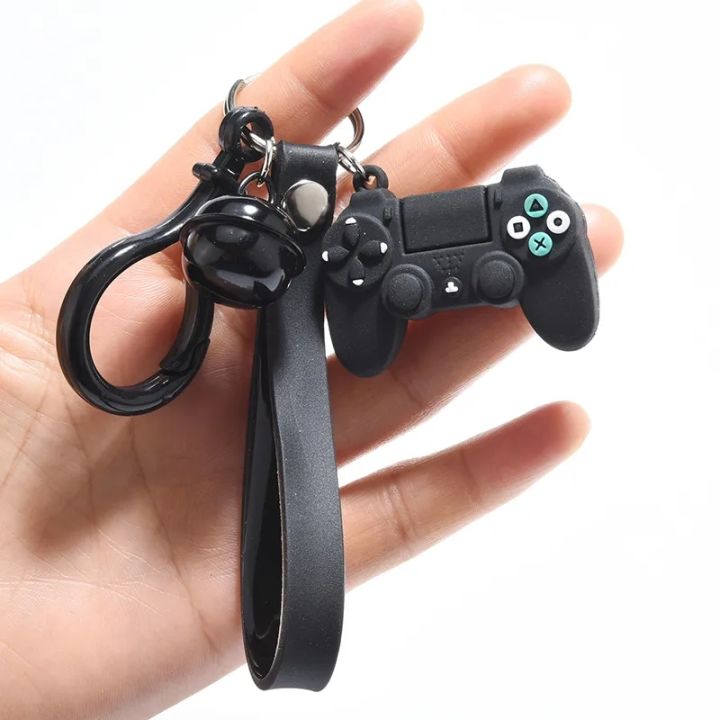 Creative Video Game Handle Keychain Joystick Model Key Chain Ring ...
