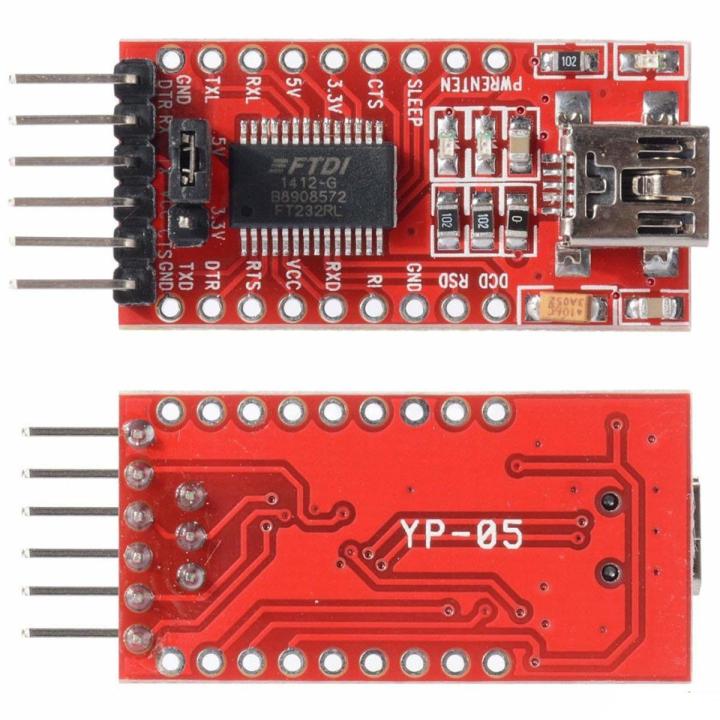 Ftdi Ft232Rl Serial Converter Ftdi Ft232Rl Usb To Ttl Adapter Module 5V ...