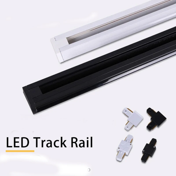 0.5M Track Rail 2 Wire System Aluminum Led Track Light Rail Universal ...
