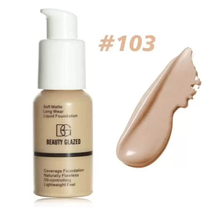 Beauty Glazed Waterproof Foundation - Warm Peach 103 | Daraz.com.bd