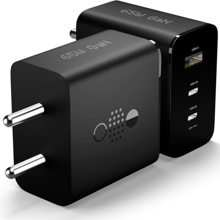 CMF by Nothing Gan Charger 65W Adapter, 3 Port USB Type C to A Wall ...