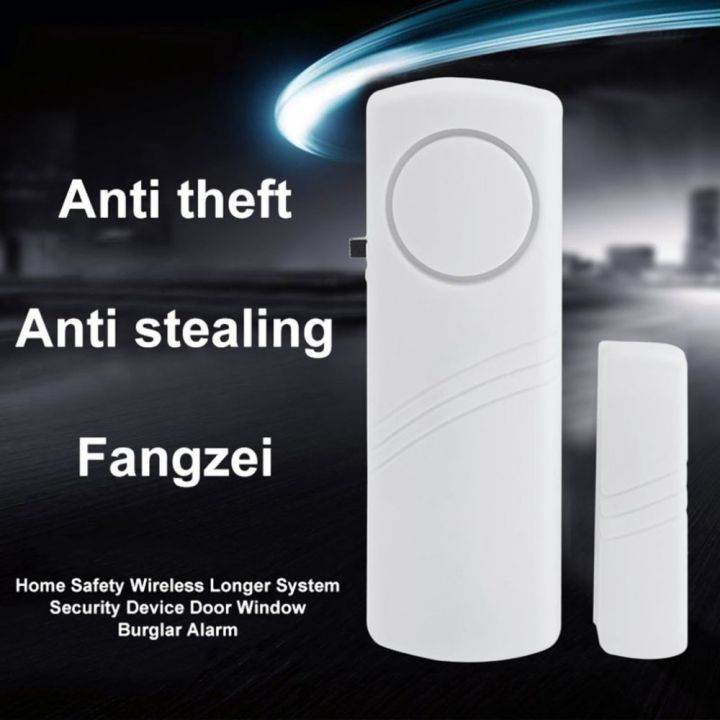 Door Window Wireless Burglar Alarm With Magnetic Sensor Home Safety ...