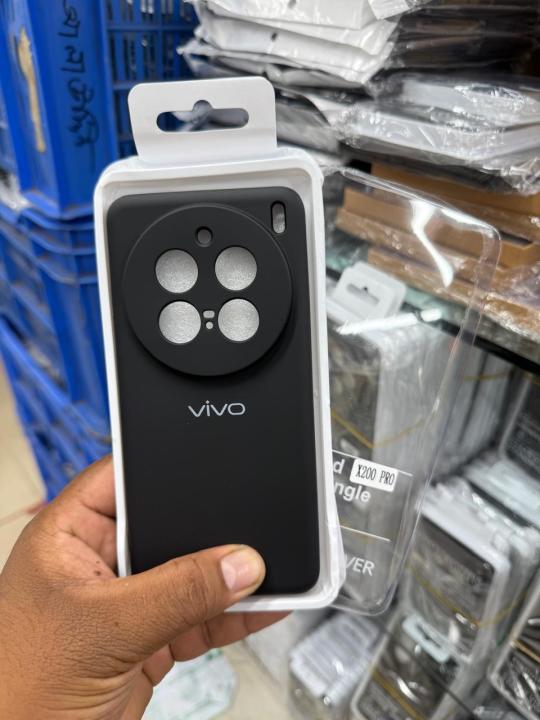 For VIVO X200 Pro Silicone Cases Shockproof Drop Protection Round Edge ...