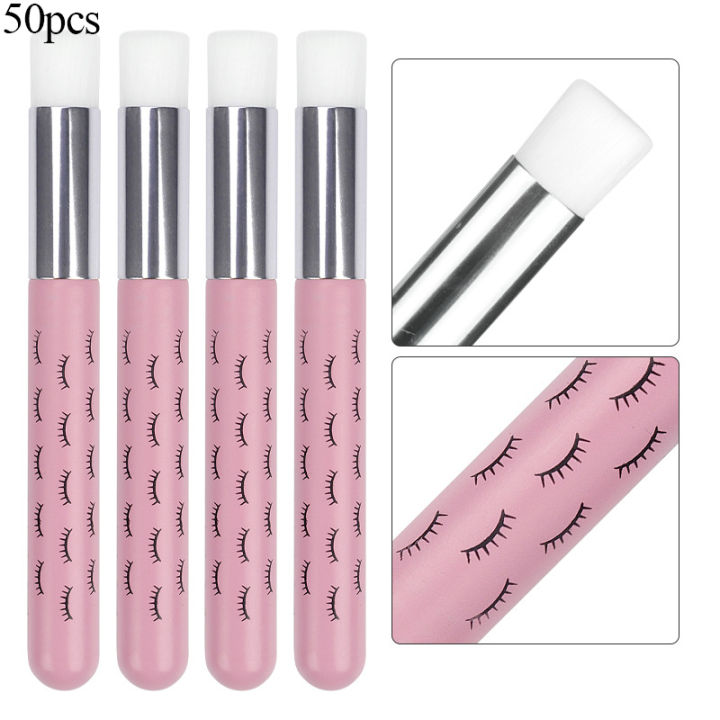 20/50/100pcs Eyelash Cleaner Brush Eyebrow Nose Skin Care Microbrush ...