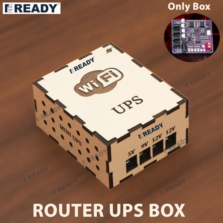 Box For DIY Router Power Bank- Mini Router UPS Borad Box - Only Box ...
