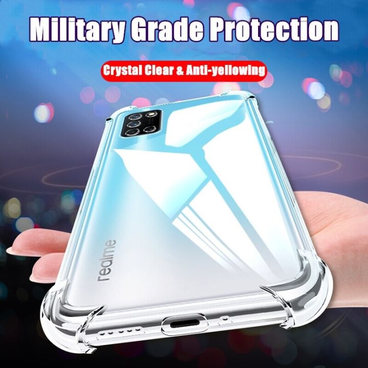 lthmy for Realme C17 RMX2101 Soft Gel Jelly Case Transparent Full ...