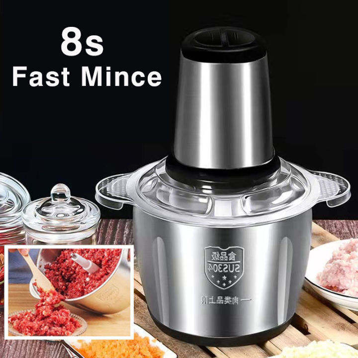 Sokany Wonder Chopper Dual Speed 3L Stainless Steel Electric Meat ...