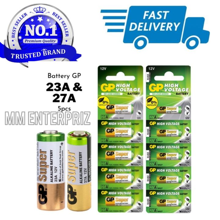 Wireless Door Bell battery 12V GP 23A Ultra Alkaline Battery-1pc ...