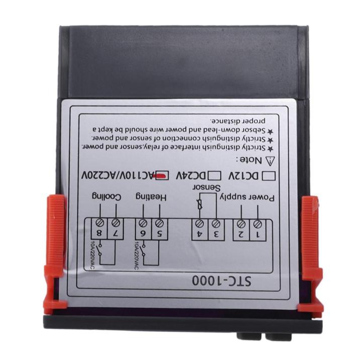 Sriwen 2x 220v Digital Stc 1000 Temperature Controller Thermostat Regulator Sensor Probe Daraz