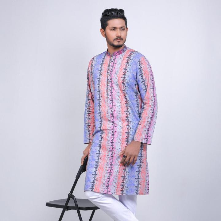 Digital Print Premium Panjabi For Men By Swapon's World - 18183P ...