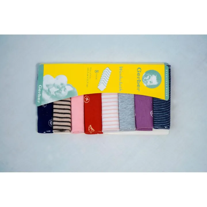 Soft Cotton Baby Handkerchief or Towel - 8 Piece Pack | Daraz.com.bd