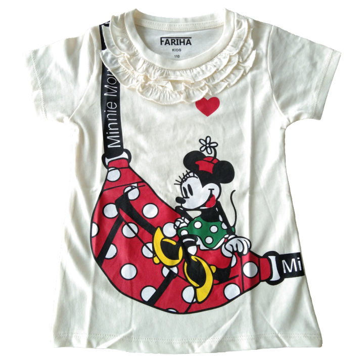 T-shirt Half Sleeve for Girls Baby 100% Cotton T-Shirt Brand FaRiHA ...