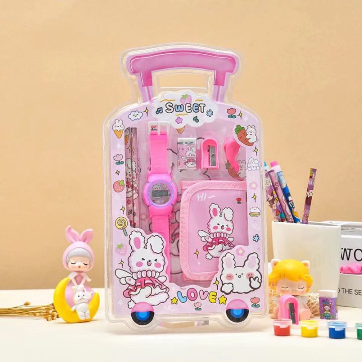Princess Cartoon 7 in 1 Stationary Gift Set - Amazing Birthday Gift For ...
