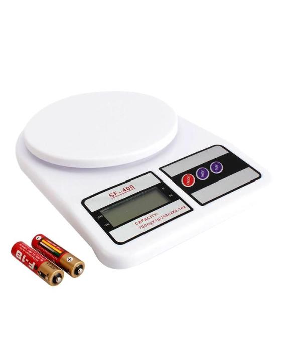 Kitchen Digital Weight Scale - White | Daraz.com.bd