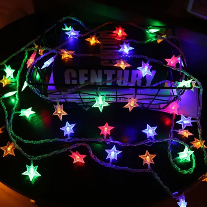 28-Piece Star-Shaped LED Fairy Lights – Decorative String Lights for ...