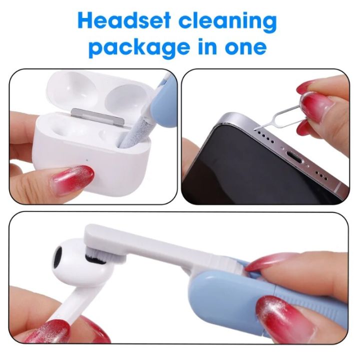 3 in 1 Computer Mobile Phone Cleaner Brush Electronics Clean Kit ...