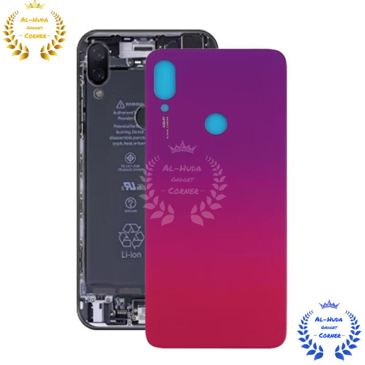 Replacement Backshell Glass Panel for Xiaomi Redmi Note 7 Pro Battery ...