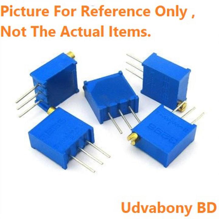 3Pcs- 3296 103 Square Cermet 10K Ohm 1/2W Vertical Potentiometer ...