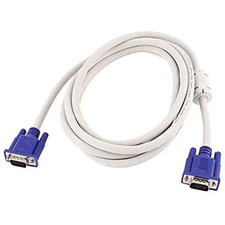 High quality VGA Cable 3m - White | Daraz.com.bd