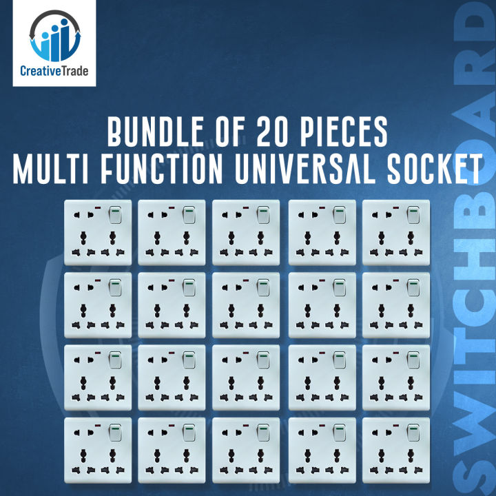 High Quality - Bundle of 20 Pieces Multi Function Universal Wall Gang ...