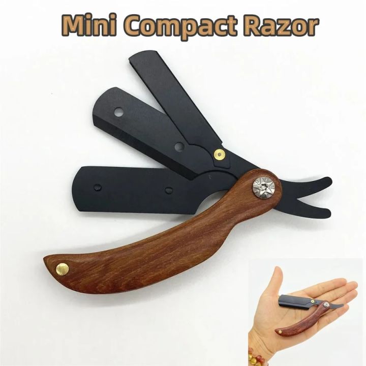 Mini Compact Manual Razor For Shaving Men's Professional Barber Razor ...