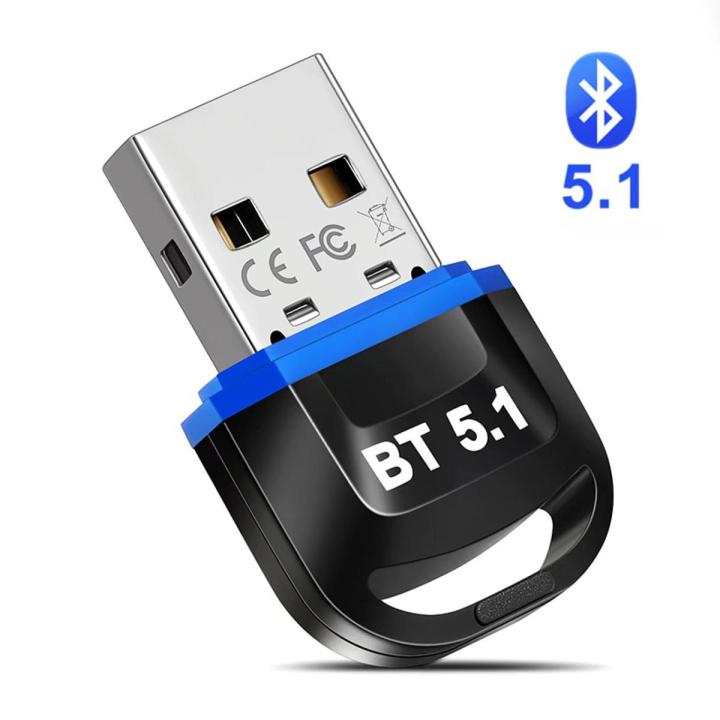 Wireless USB Bluetooth Adapter 5.1 5.0 for Computer Bluetooth Dongle ...