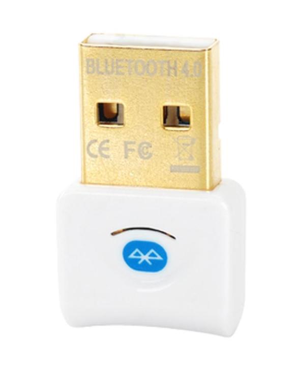 Ultra-Mini Bluetooth CSR 4.0 USB Dongle Adapter – White | Daraz.com.bd