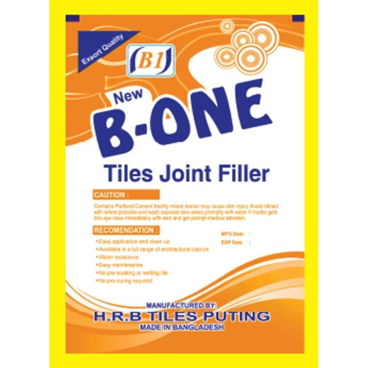 B-One TILES Grout, Crack Resistant, Joint Filler, Tiles Pudding White ...
