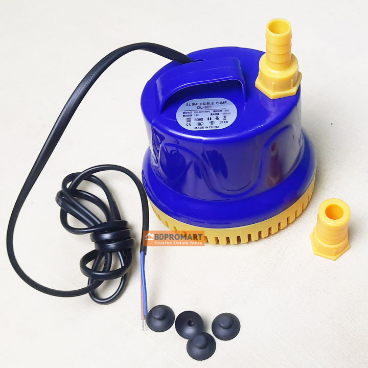 AC 220v 25w 1000L/H Submersible Bottom Suction Water Pump - Jug Pump ...