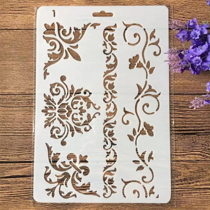 Stencil for Wall & Fashion Painting Template 10in by 8in. | Daraz.com.bd
