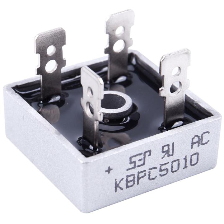 4X 50A 1000V Metal Case Single Phases Diode Bridge Rectifier KBPC5010 ...