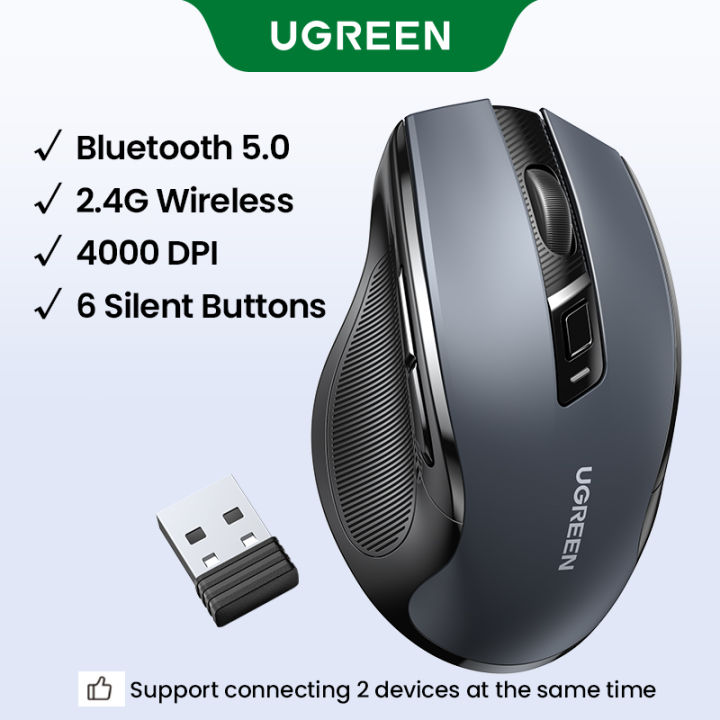 UGREEN (Model Number: MU006-90855) Wireless Mouse Bluetooth 5.0 ...